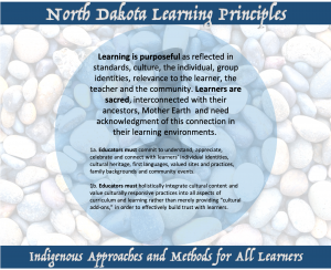 North Dakota Learning Principles - Teachings of Our Elders
